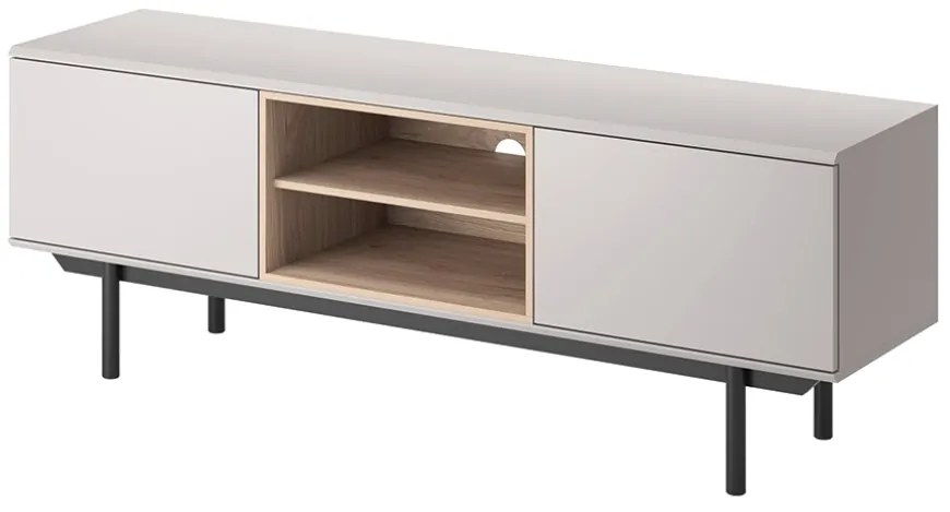 MAXIVA Skříňka pod TV - INOX IRTV150, šedá/jackson hickory