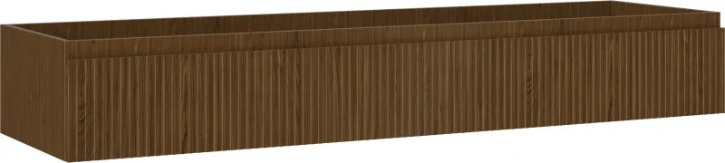 Mexen Rivel, koupelnová skříňka 160 cm, 1 zásuvka, drážkovaná, ořech, 91A20-16023-1-BF86