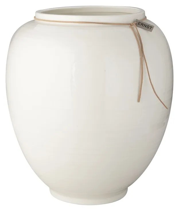 Keramická váza Ernst White Glazed 28 cm Ernst