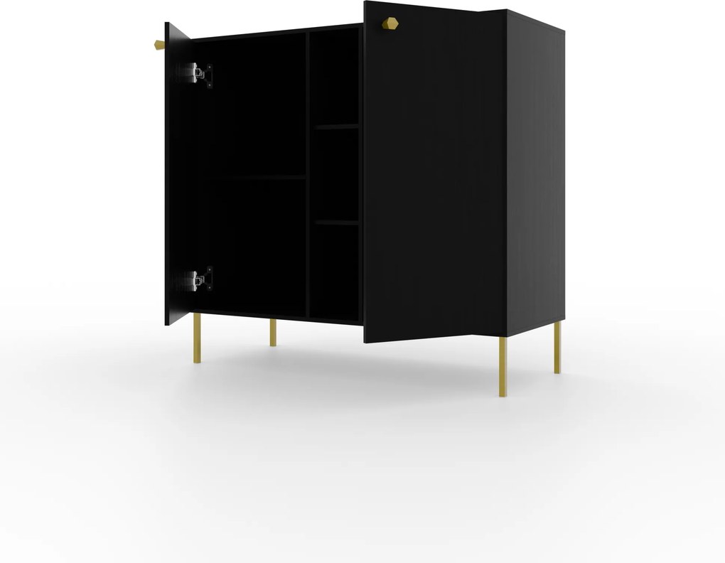 ADRK Furniture Komoda 2D 3P Tili ADRK-CHES-TIL-2D-3P-B