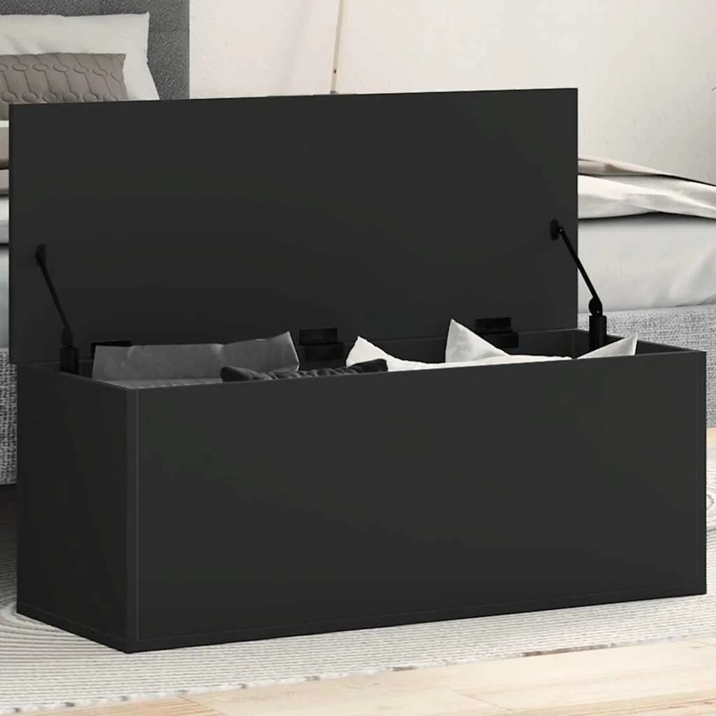 vidaXL Úložný box 90 x 35 x 35 cm kompozitní dřevo [840682] Barva: kouřový dub