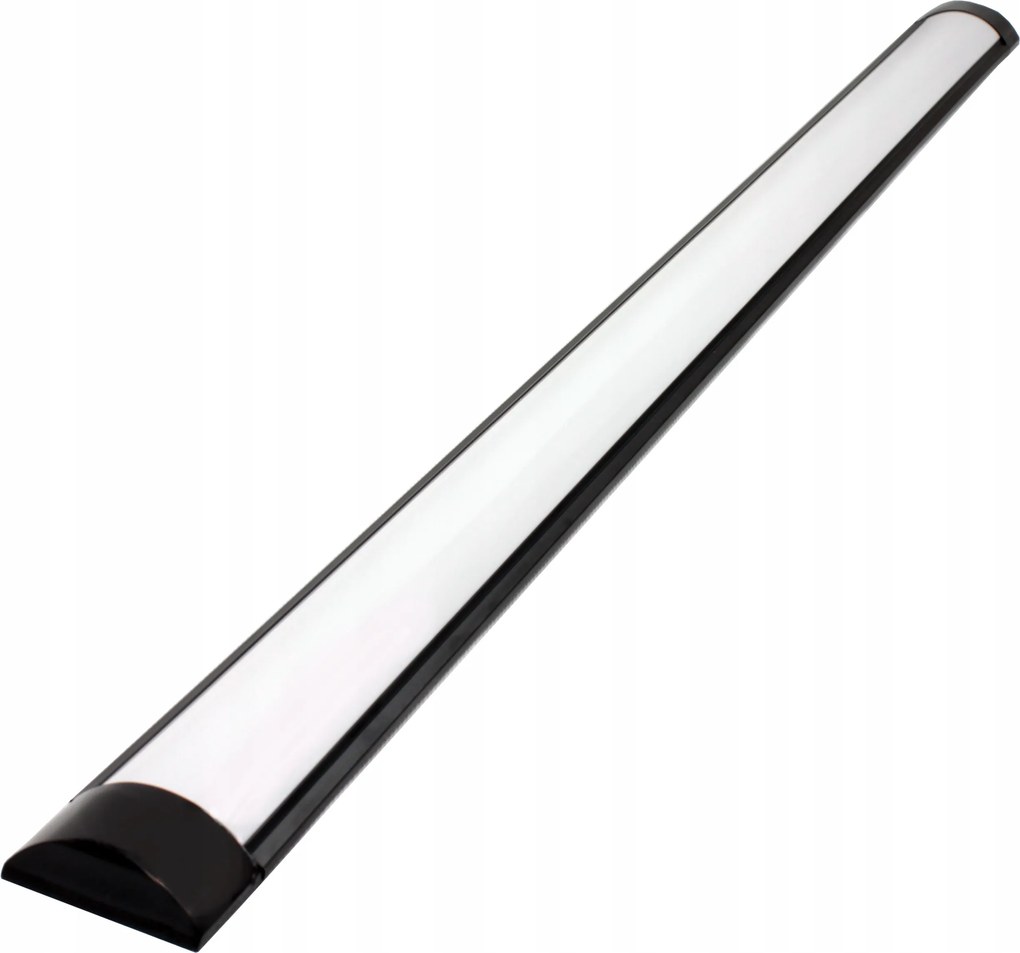 BERGE LED panelové svítidlo pro přisazenou stropní montáž 2x 36W 120cm černé 4500k