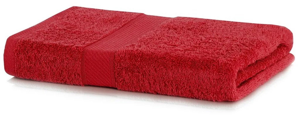 Bavlněný ručník DecoKing Bira červený