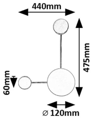Rabalux 71274 - LED Nástěnné svítidlo AMADEO LED/7W/230V 3000K