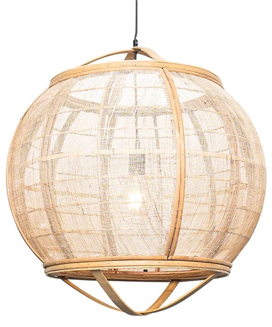 Orientální závěsné svítidlo hnědé 58 cm - Pascal