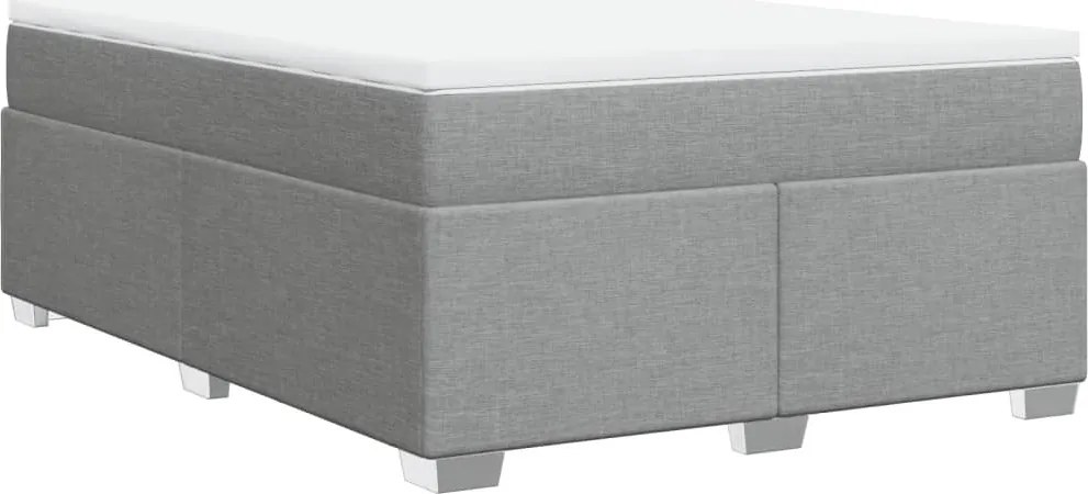 vidaXL Box spring postel s matrací 140x200 cm textil [3285137] Barva: taupe
