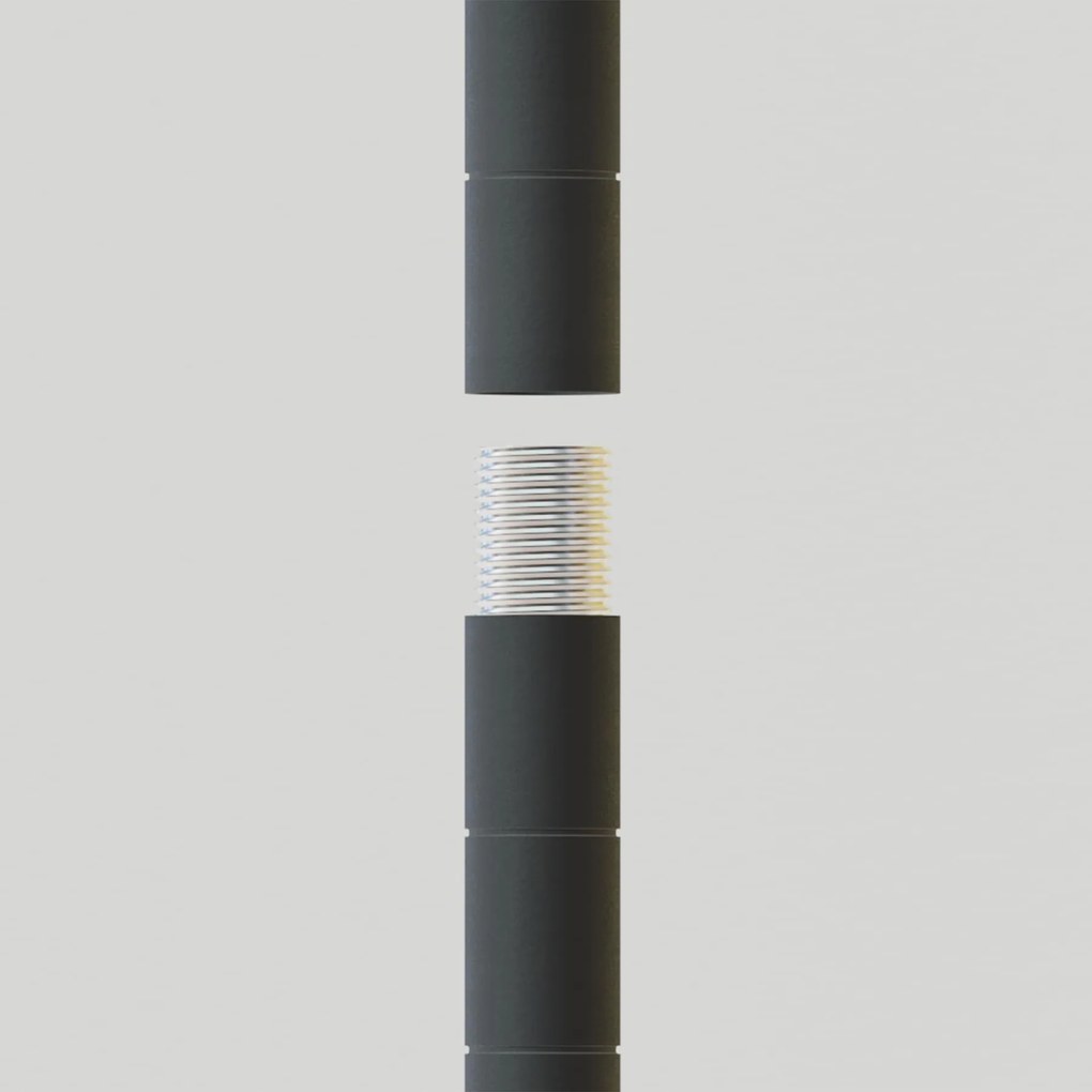 Kovové regály v industriálním stylu DECO s 10 policemi, 92,5x235x35 cm