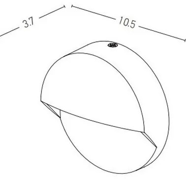 Zambelis E294 - LED Venkovní schodišťové svítidlo LED/2W/230V IP65 antracit
