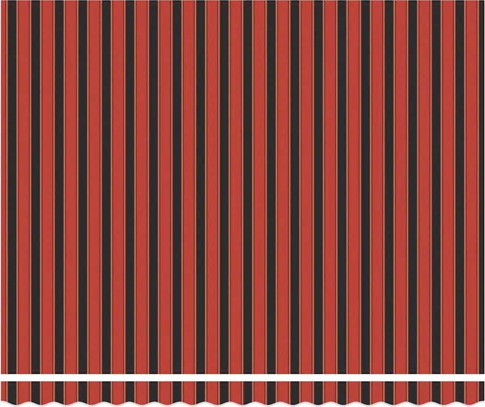 Rám markýzy Oranžová a Černá 400 × 300 cm 3330520