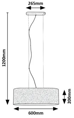 Rabalux 72251 - Lustr na lanku NARMIN 3xE27/40W/230V