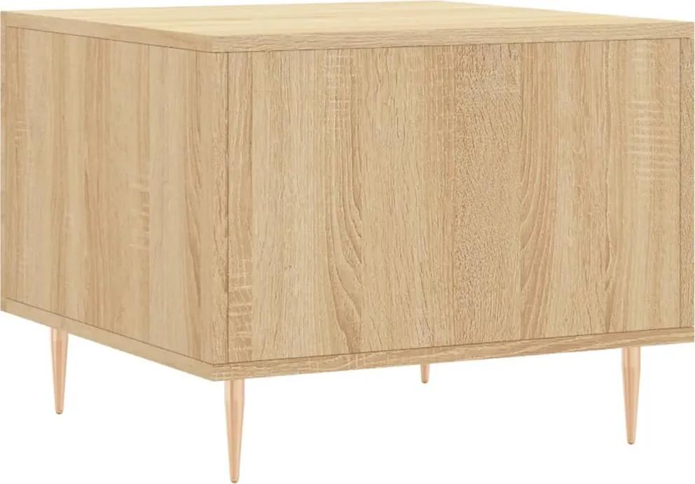 vidaXL Konferenční stolek 50 x 50 x 40 cm kompozitní dřevo [829370] Barva: Černá