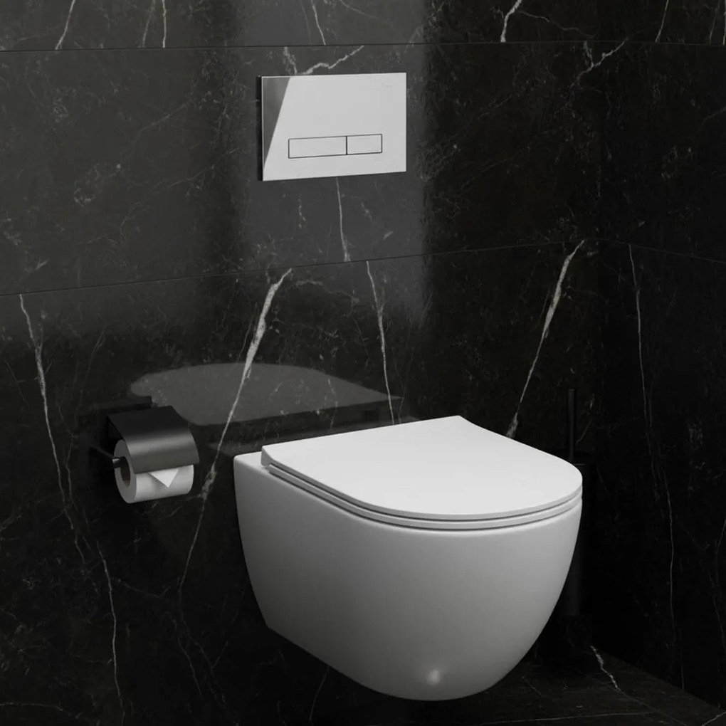 Tlačítko k WC podomítkovým systémům REA HD K011A-Q, chrom