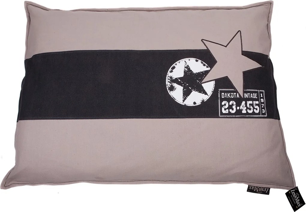 Lex & Max Luxusní polštář pro psa Lex & Max Star 100 x 70 cm | pískový