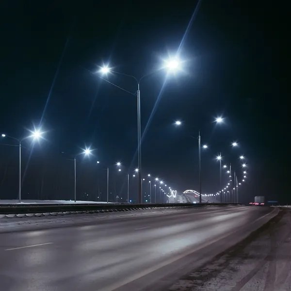 LED Stmívatelná solární pouliční lampa se senzorem KERS LED/300W/3,2V 6500K IP65