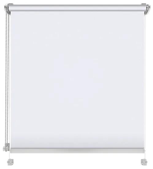 Gario Roleta Nástěnná Standard Hladká Bílá Výška: 150 cm, Šířka: 137 cm
