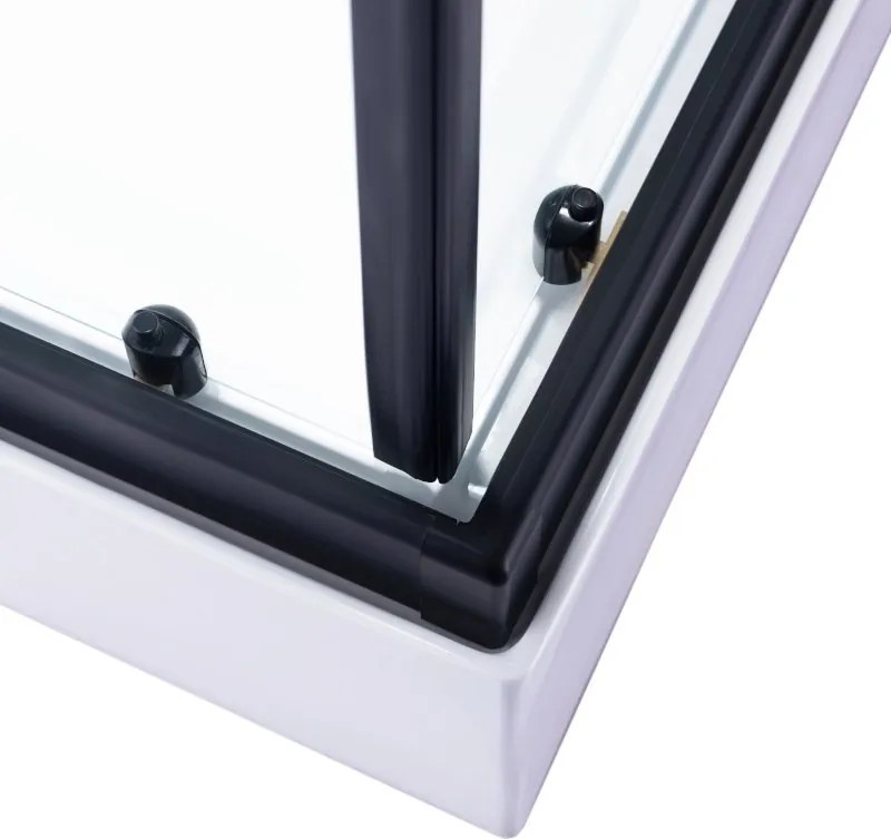 BPS-koupelny Hydromasážní box ALMA-L 100x80 levý