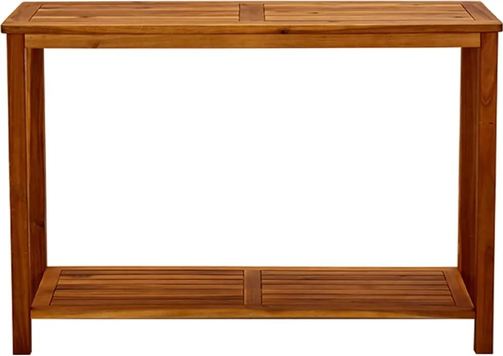 Zahradní konzolový stolek 110x40x75 cm masivní akáciové dřevo 316406