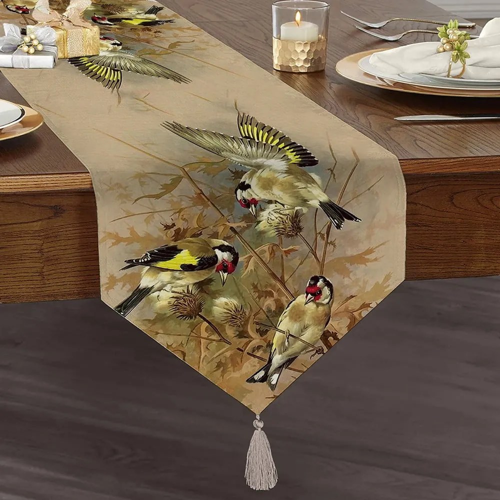 Běhoun na stůl 45x140 cm Yellow Bird – Mila Home