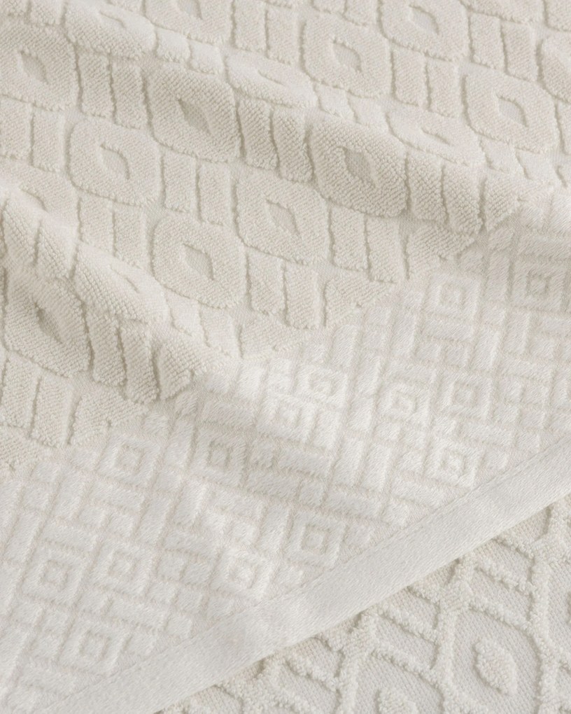 Ručník Lattice 50x90 cm cream pearl