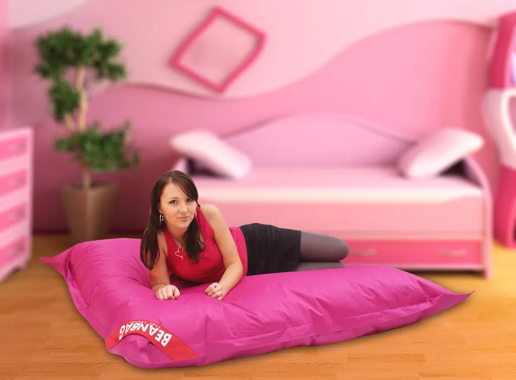 BeanBag Sedací pytel 179x140 perfekt pink