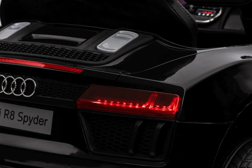 Ramiz Elektrické autíčko Audi R8 Policie na baterie + dálkové ovládání + EVA + pomalý start + MP3 LED