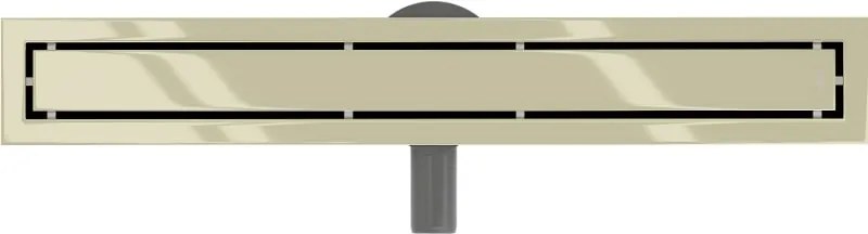 Mexen Flat 360° M13 otočný liniový odpad 2v1 70 cm, zlatý - 1510070-40
