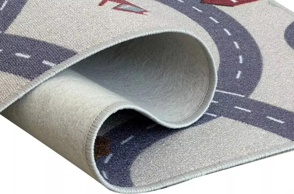 Vopi, Dětský kusový koberec Scanroad 39 kruh, 250x250 (průměr) kruh, vícebarevná, dětský pokoj