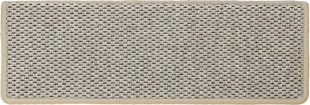 Samolepicí rohože na schody Sisal-Look 30 ks 65x21x4 cm světle zelená 3365887