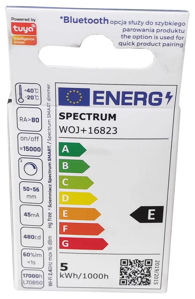Spectrum LED Žárovka SMART 4,5W GU10 WIFI Colors RGB WOJ+16823