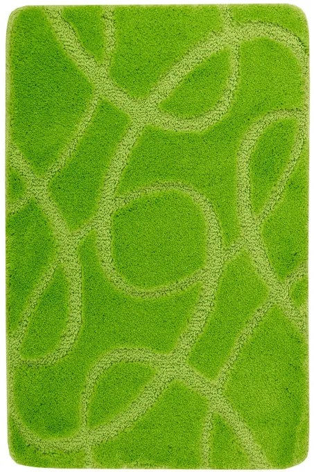 Koupelnový kobereček Kobe Light Green světle zelený, linie