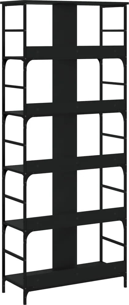 vidaXL Knihovna 78,5 x 33 x 188,5 cm kompozitní dřevo [835259] Barva: šedá sonoma