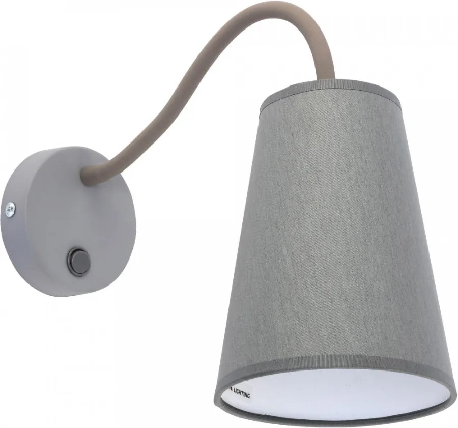 Textilní nástěnné svítidlo 2446 Wire gray (TK Lighting)