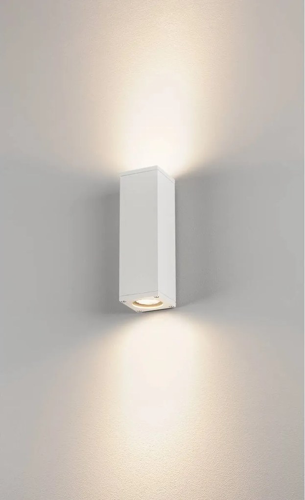 LA 229531 Venkovní svítidlo THEO dvousměrná venkovní bílá 230V GU10 2x35W - BIG WHITE (SLV)