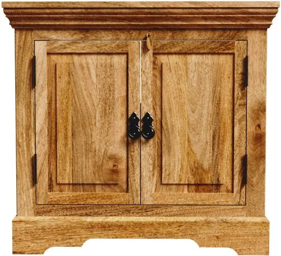 Indický nábytek - Skříňka pod umyvadlo Guru 90x70x45 z masivu mango Mango natural