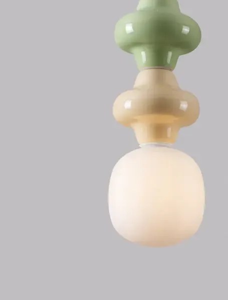 LED zeleno-žlutá moderní svítilna Clio