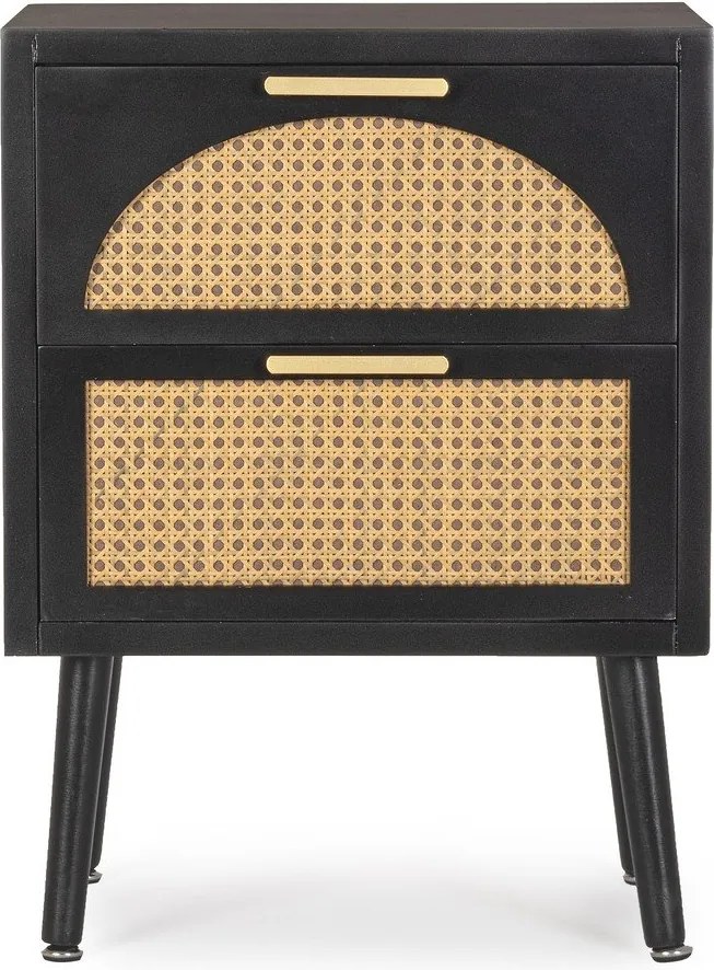 Černá/v přírodní barvě skříňka 45x60x30 cm Josine – Yes Everyday