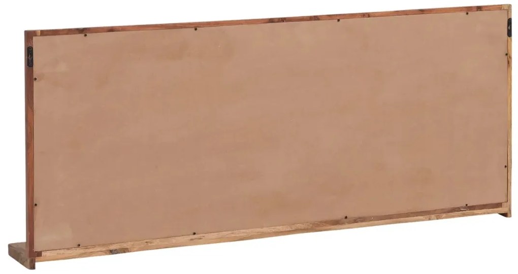 furniture-nabytek.cz - Masivní koupelnové zrcadlo Sidora Bright II z akácie, lakované, hnědé – 138×60 cm