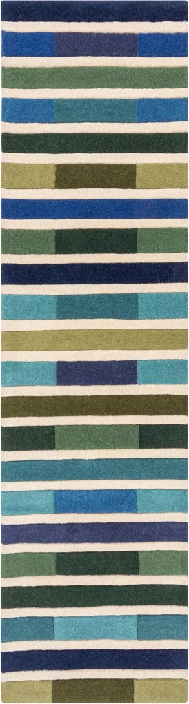 XXXLutz VLNĚNÝ KOBEREC, 60/230 cm zelená Flair Rugs - Online Only koberce & rohožky - 003165034407
