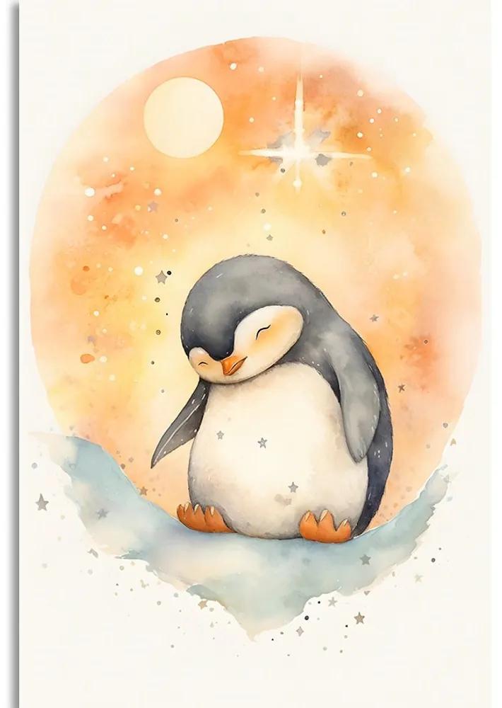 Obraz zasněný tučňáček - 80x120