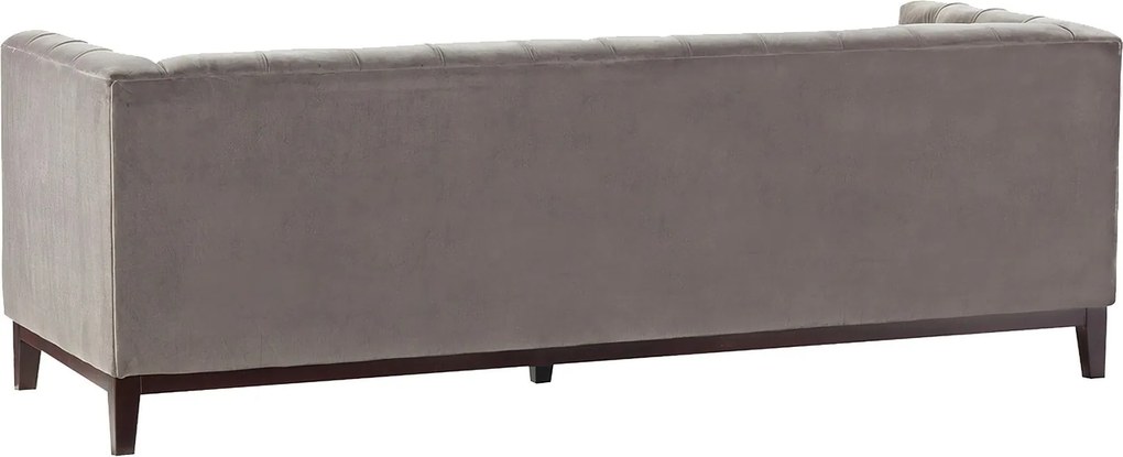 Pohovka Velvet Elite grey, 3-m.