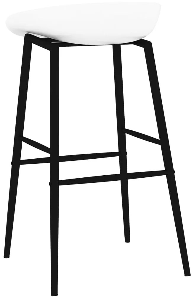 Barové židle 4 ks bílé - Default Title