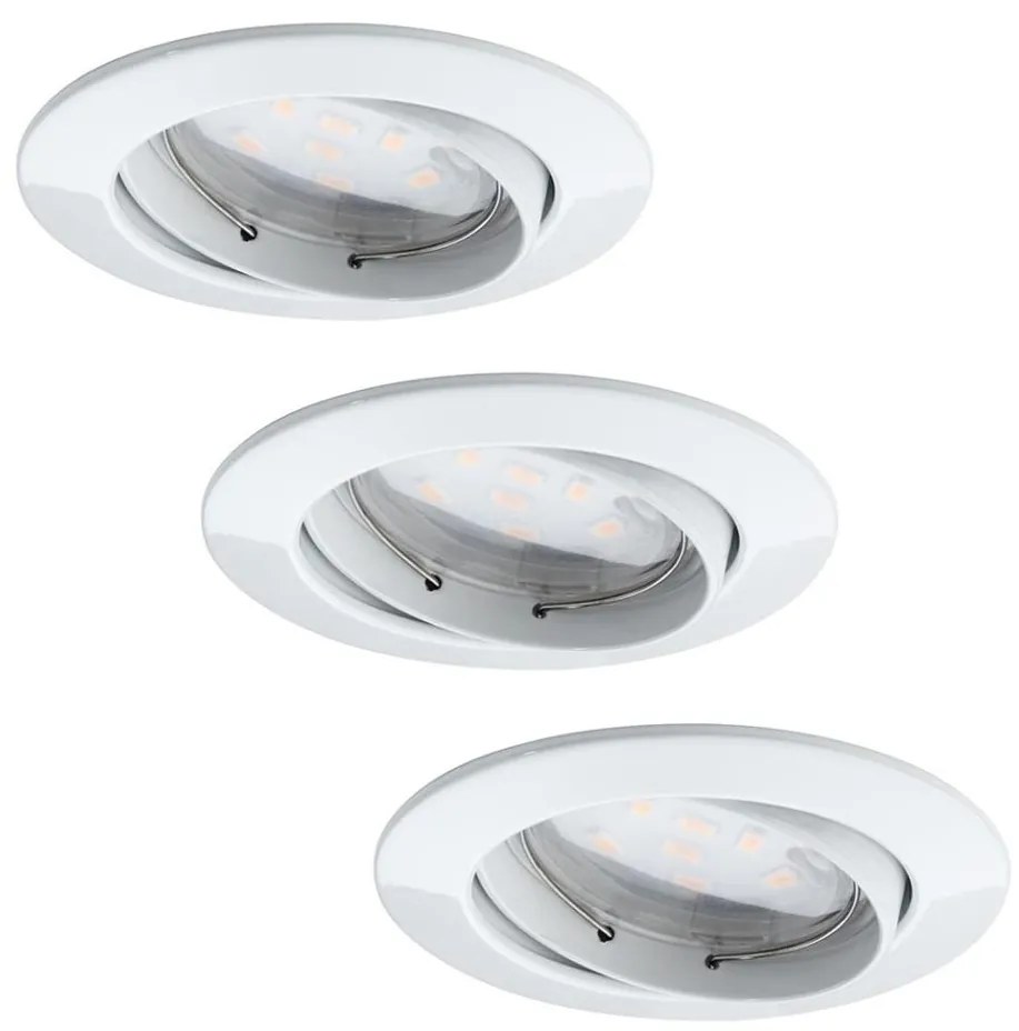 Paulmann Paulmann 92765 - SADA 3x LED Podhledové svítidlo COIN 3xLED/6,8W/230V bílá W0562