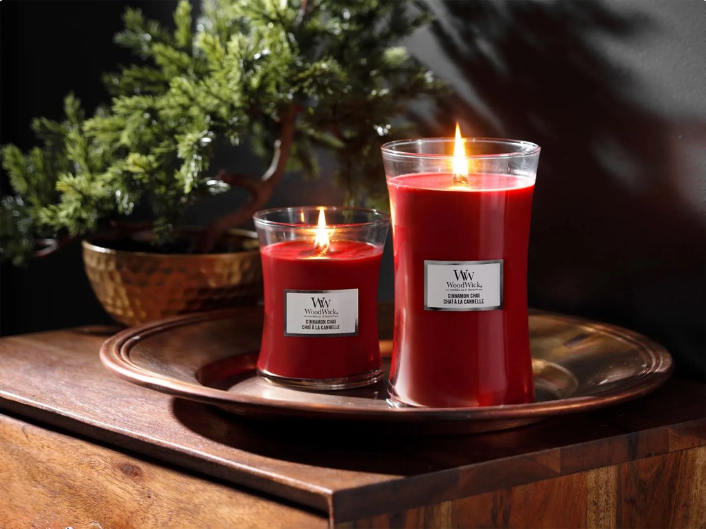WoodWick svíčka Cinnamon Chai Velikost: malá 85 g