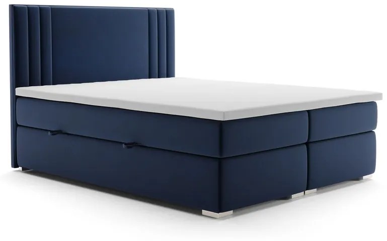 Čalouněná postel boxspring MORANO, 180x200, magic velvet 2216