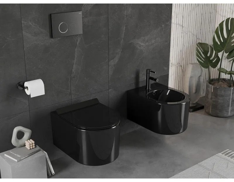 Mexen Sofia závěsný bidet, černá, 35544870