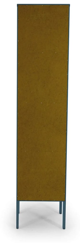 Vitrína nuo 40 x 178 cm modrá MUZZA