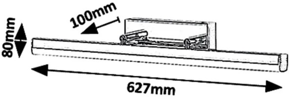 Rabalux 5727 - LED Koupelnové osvětlení zrcadla SILAS LED/18W/230V IP44