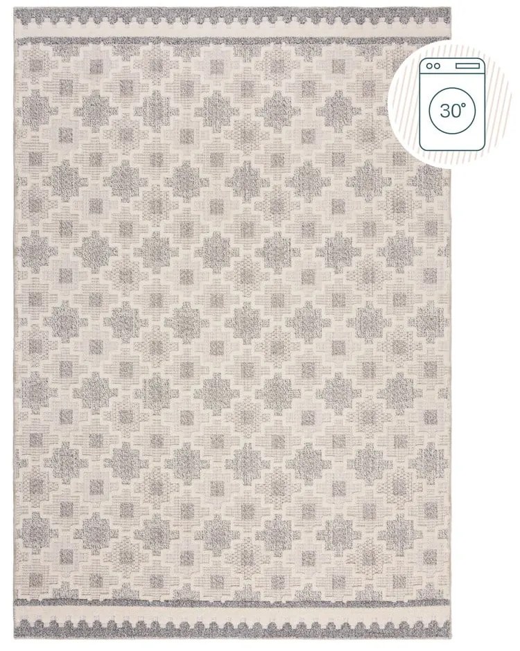 Šedobéžový pratelný koberec 155x230 cm Graysen – Flair Rugs
