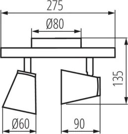Svítidlo Kanlux ENALI EL-2I W GU10 28762