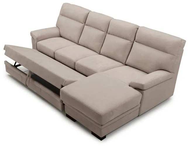 Pregio Italia sofa&relax Rozkládací sedačky Dany Provedení: 3 místná rozkládací + lehátko, Vzorník látek: tekno fibra 06 light grey